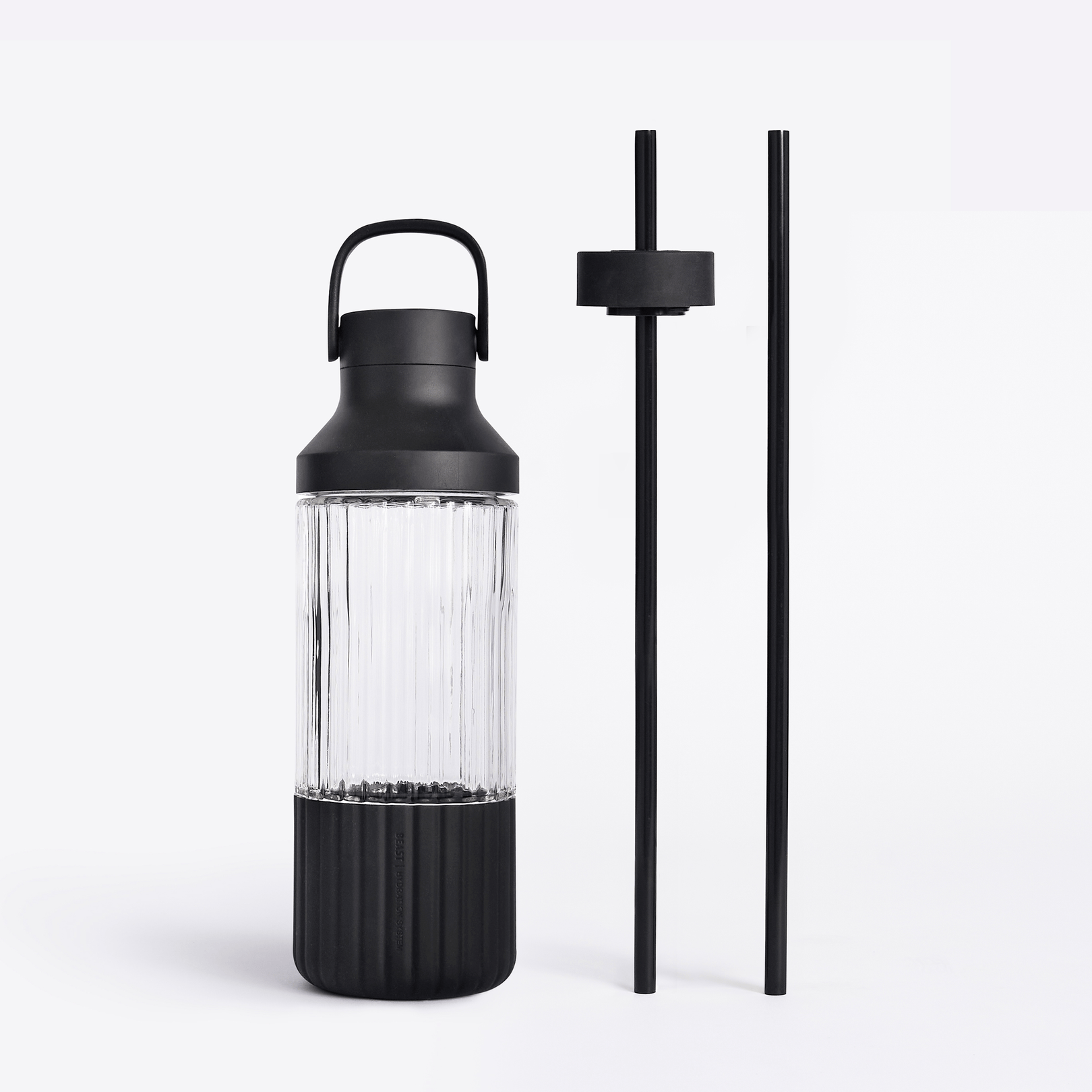 Beast Health™ Dual Cap Glass Hydration Bottle