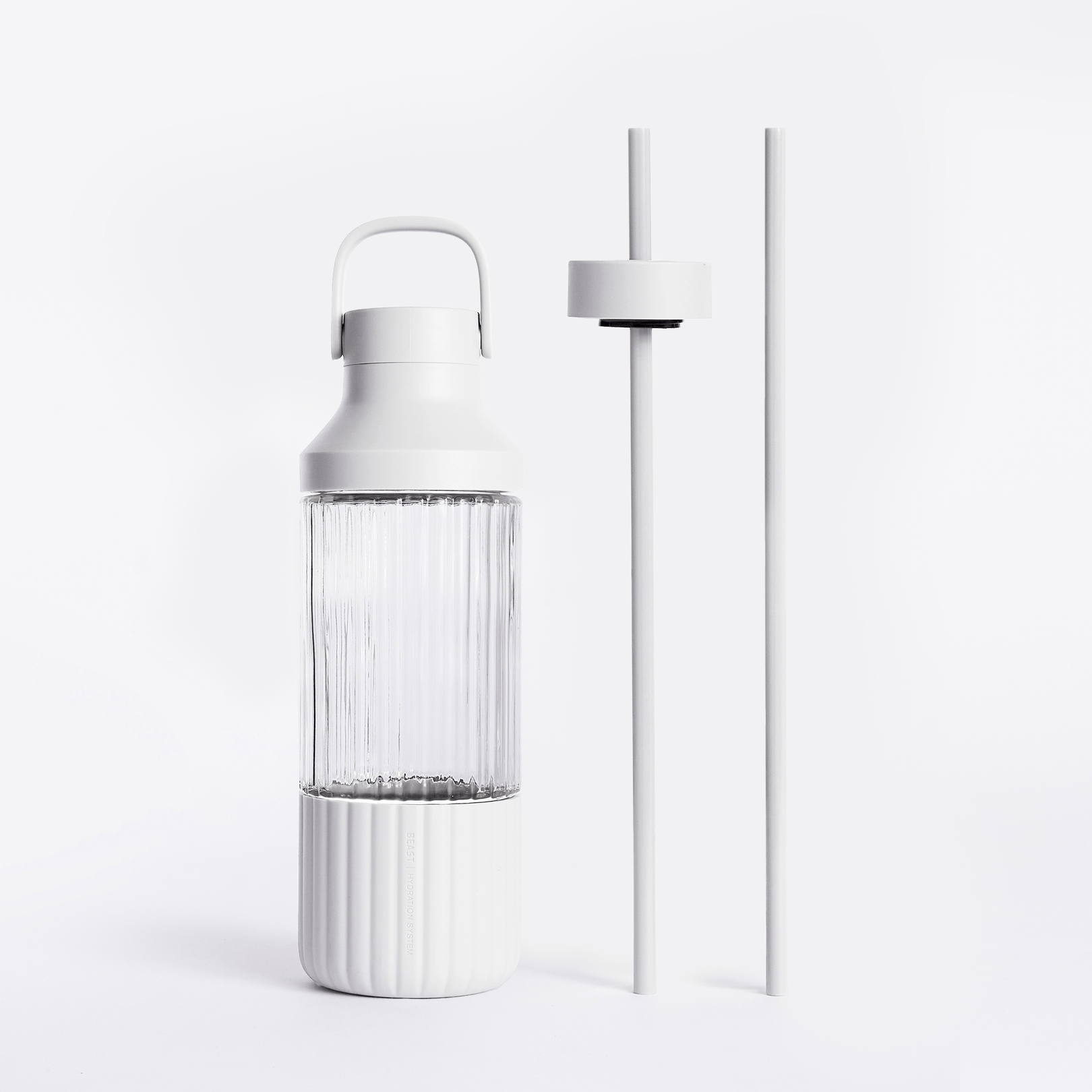 Beast Health™ Dual Cap Glass Hydration Bottle