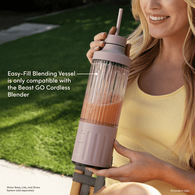 Easy-Fill 670mL Blending Vessel + Storage Lid | Beast Health